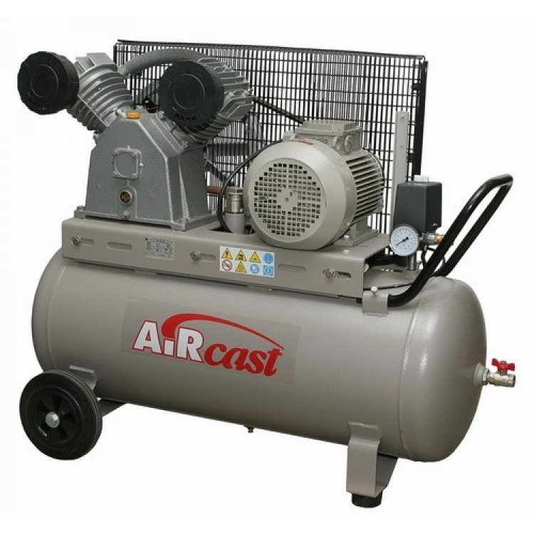 Компрессор поршневой 100.LB50 REMEZA (Белоруссия): 690 л/мин., 10 бар ...